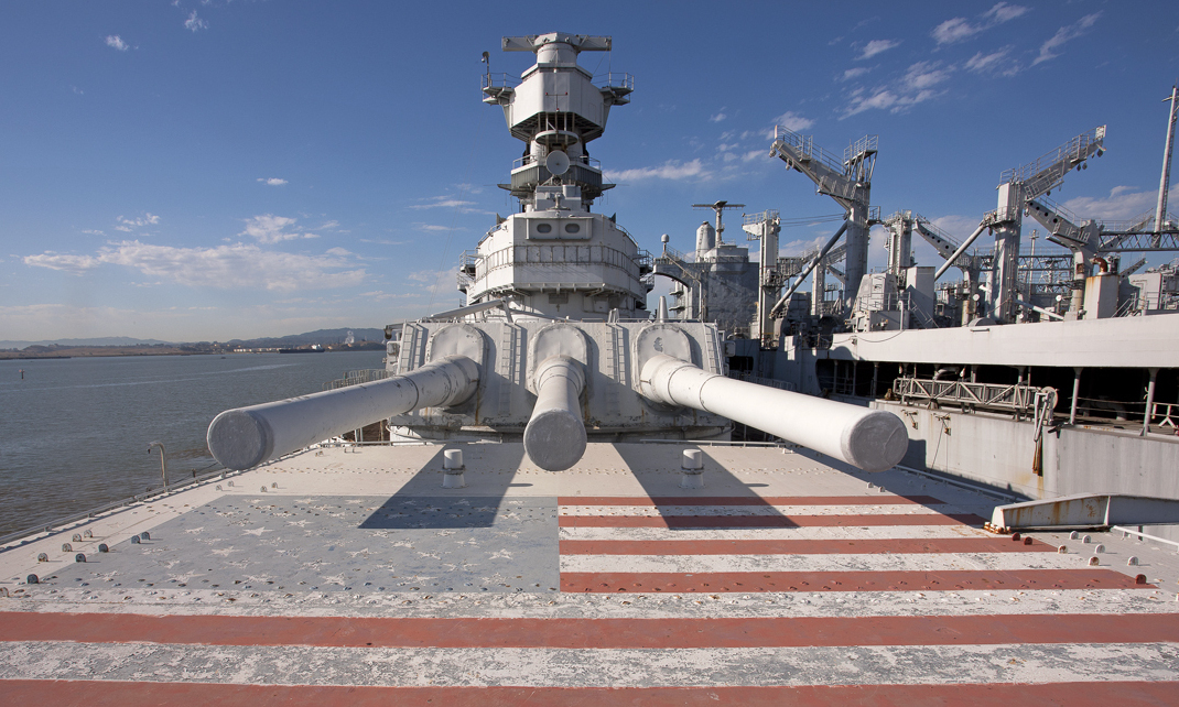 USS Iowa's Guns Are Now For Show : NPR