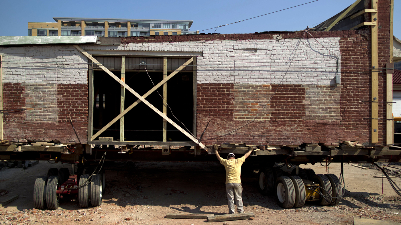 Moving Buildings To Save D.C.'s Historic Foundation : NPR