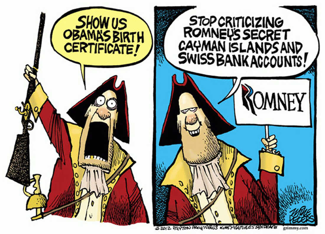 Double Take 'Toons: Capitalizing On Bain : NPR