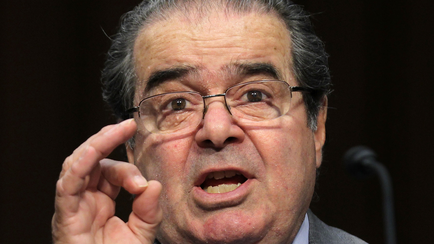 Even Scalia's Dissenting Opinions Get Major Scrutiny : NPR