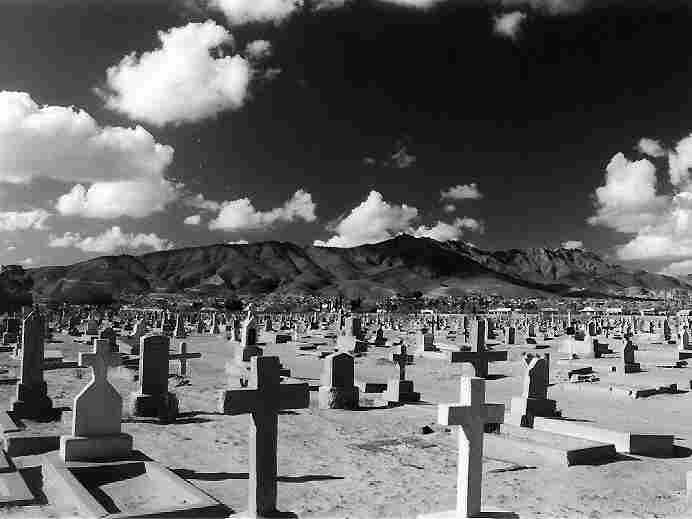 The Ghostly Grandeur Of A Desert Graveyard In El Paso : NPR