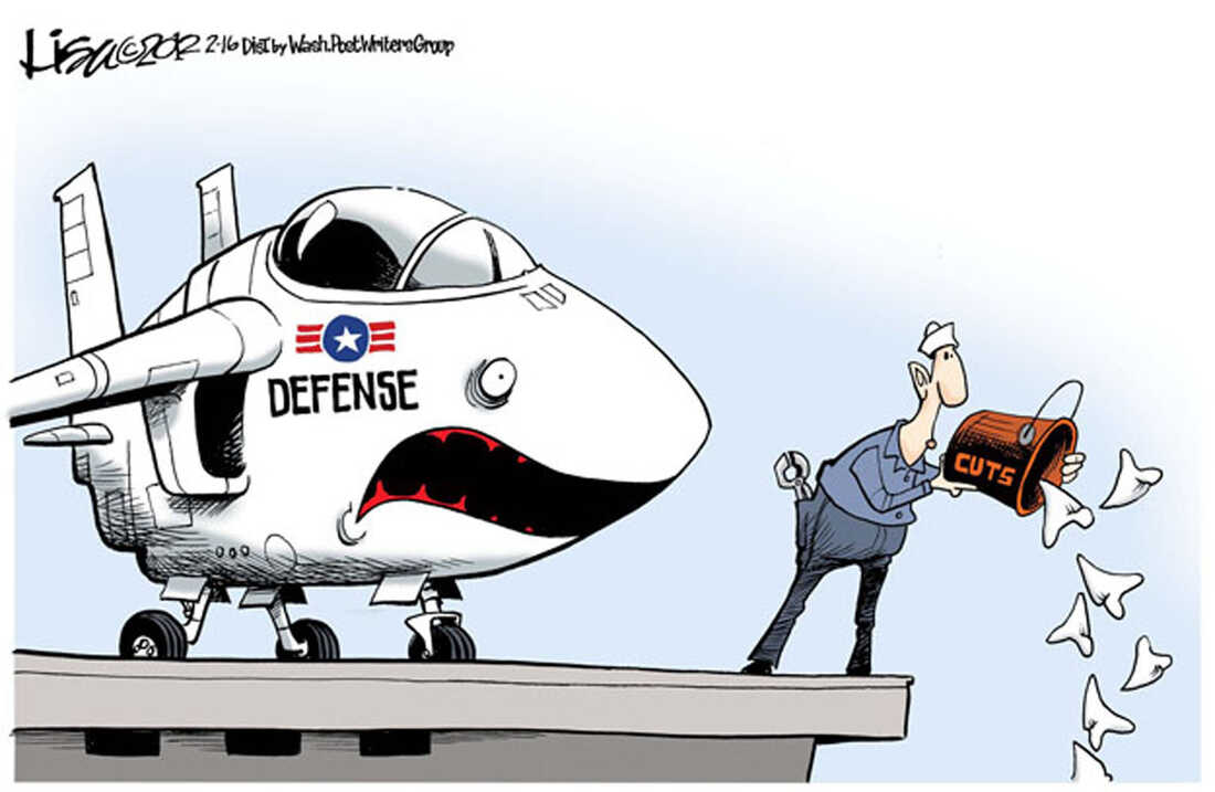 Double Take 'Toons: Falling Off The Cliff : NPR