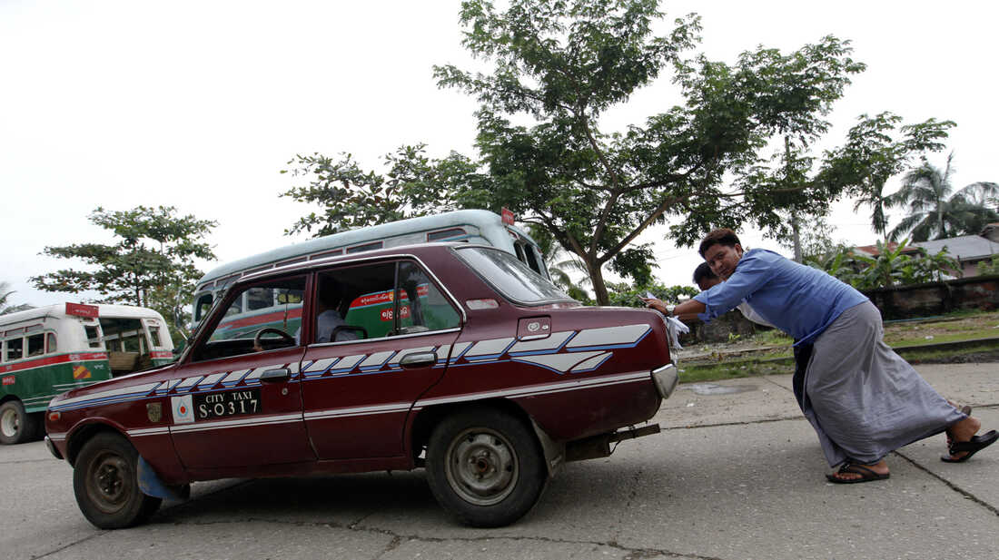 Cars For Clunkers: Myanmar Swaps Old Rides For New : NPR