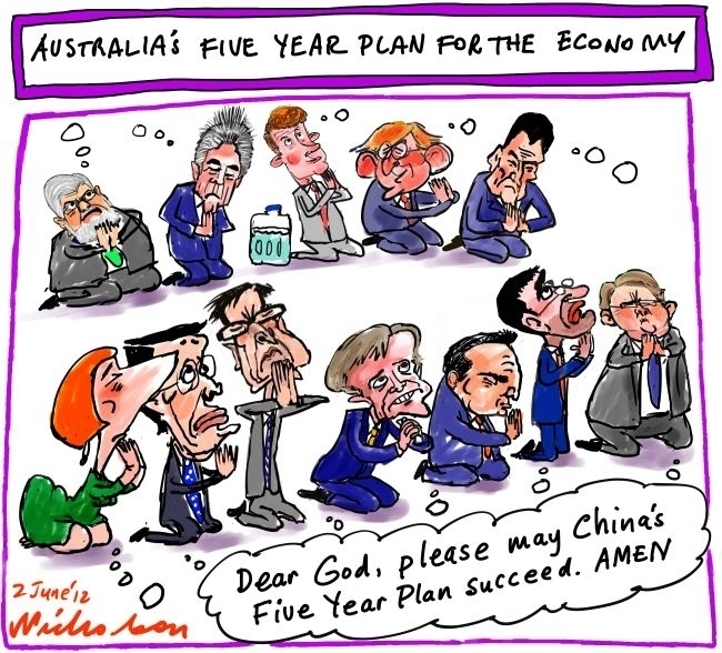 Double Take 'Toons: China Sputtering : NPR