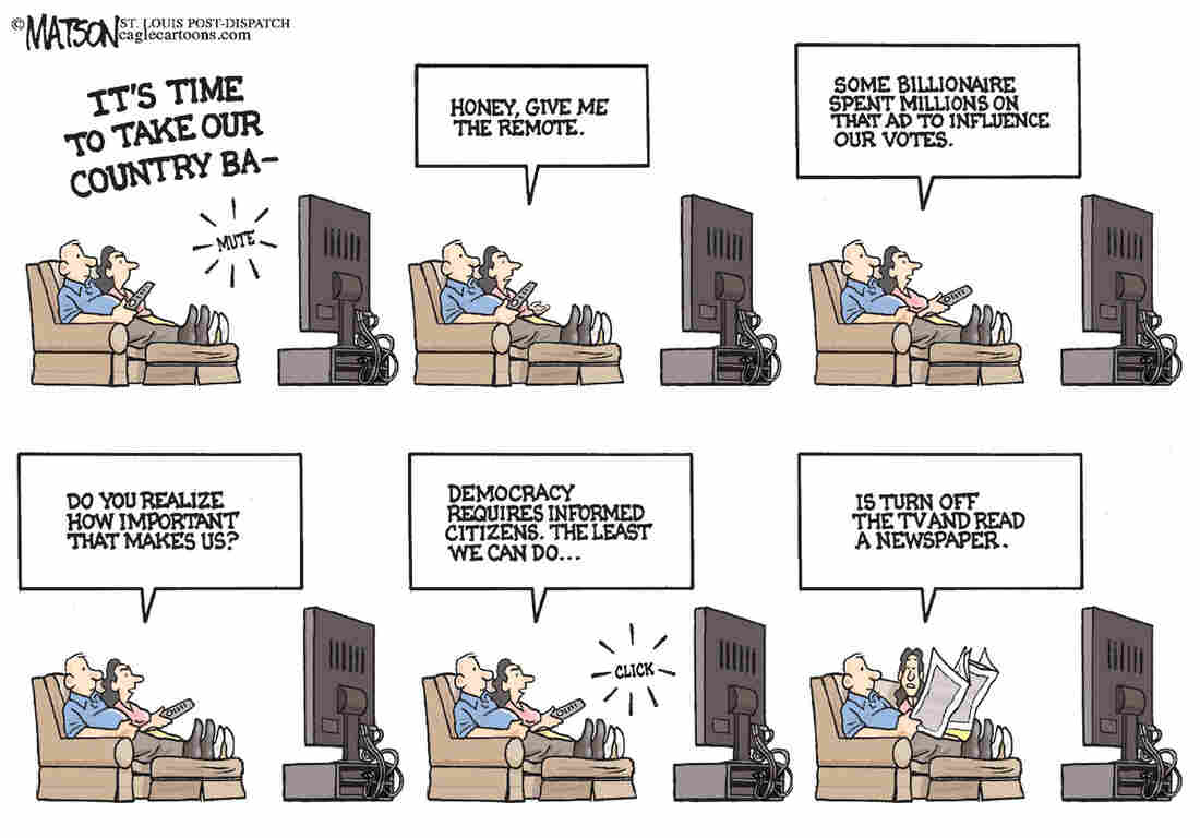 Double Take 'Toons: Misinformation Campaign : NPR