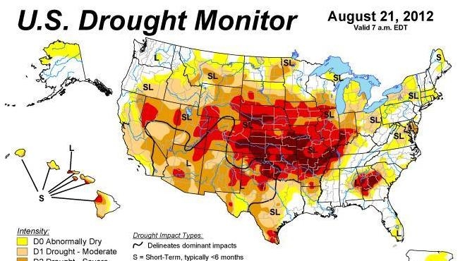 Drought's Still Deep In Nation's Midsection : The Two-Way : NPR