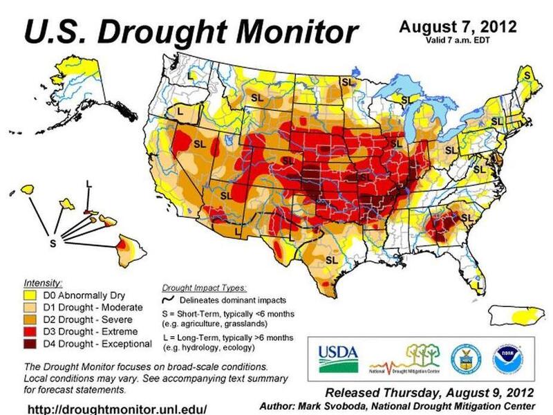 Drought's Still Deep In Nation's Midsection : The Two-Way : NPR