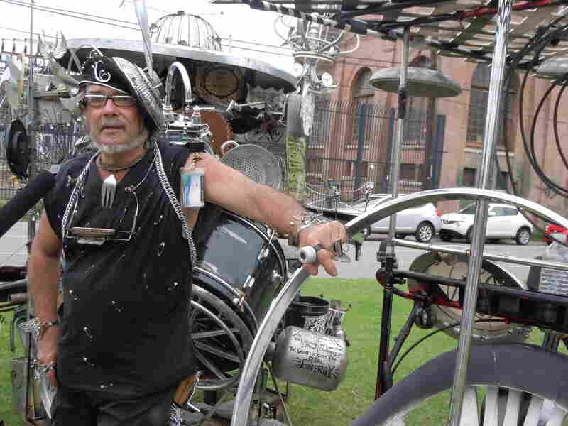 A Roving Percussionist On The Big Easy's Busy Streets : NPR