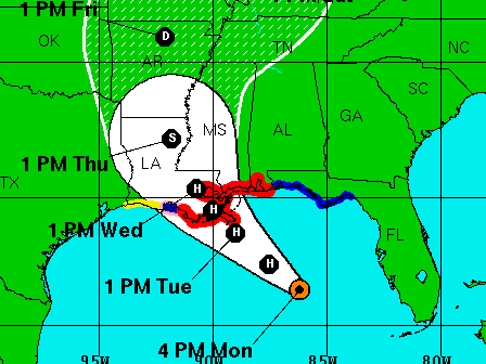 As Isaac Strengthens, Louisiana's Levees, Flood Gates Gird For Post ...