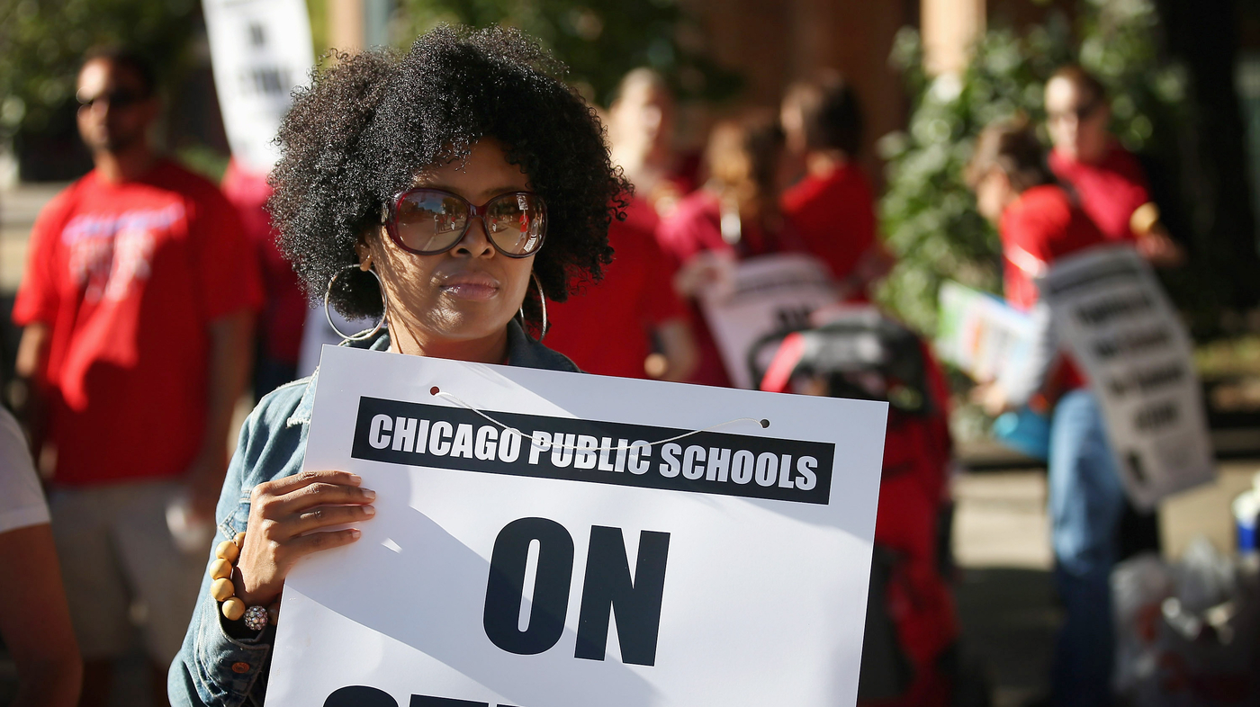Chicago Strike Emblematic Of Union Struggle : NPR