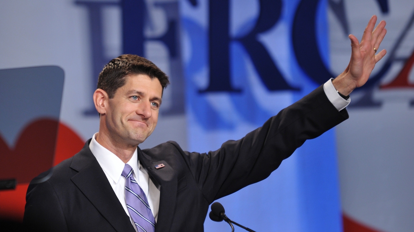 Paul Ryan A Star Attraction For Values Voters : NPR