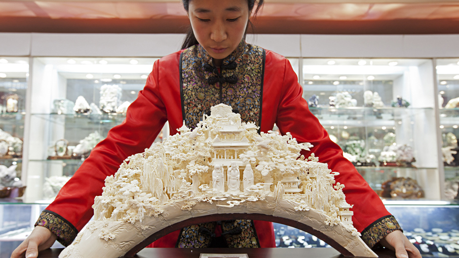 Amazing Art From Ivory, But At An Extreme Expense : The Picture Show : NPR