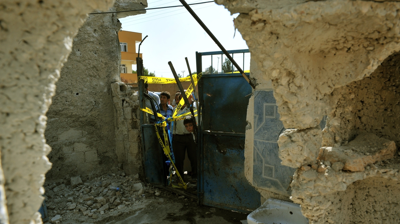 Turkey Continues Bombardment Of Syrian Targets : The Two-Way : NPR