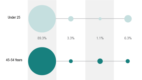 Income For Young, Middle-Aged And Elderly Americans, In Two Graphs ...