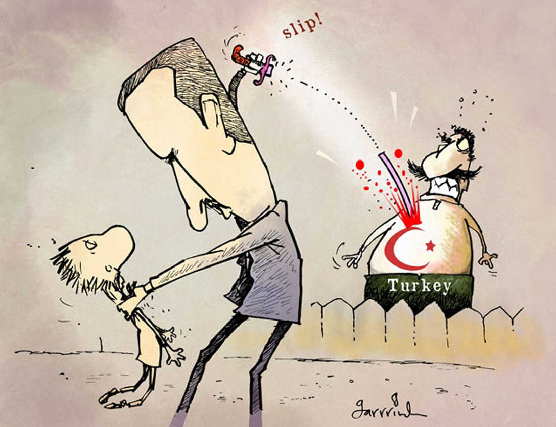 Double Take 'Toons: Syrian Turmoil Spreading? : NPR