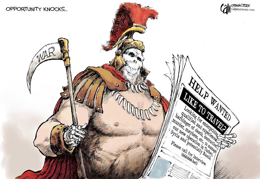 Double Take 'Toons: Syrian Turmoil Spreading? : NPR