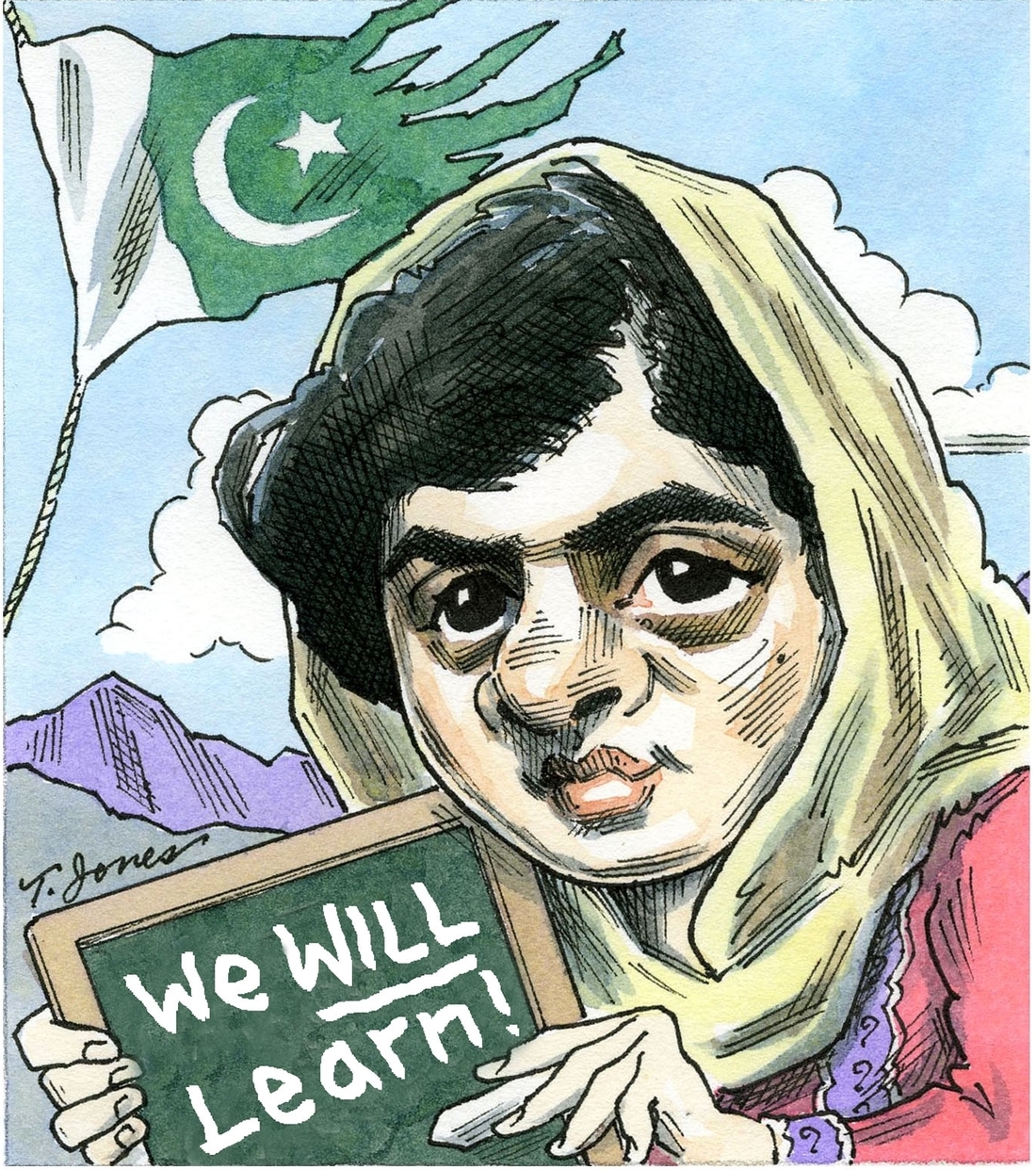 Double Take 'Toons: Malala Recovering : NPR