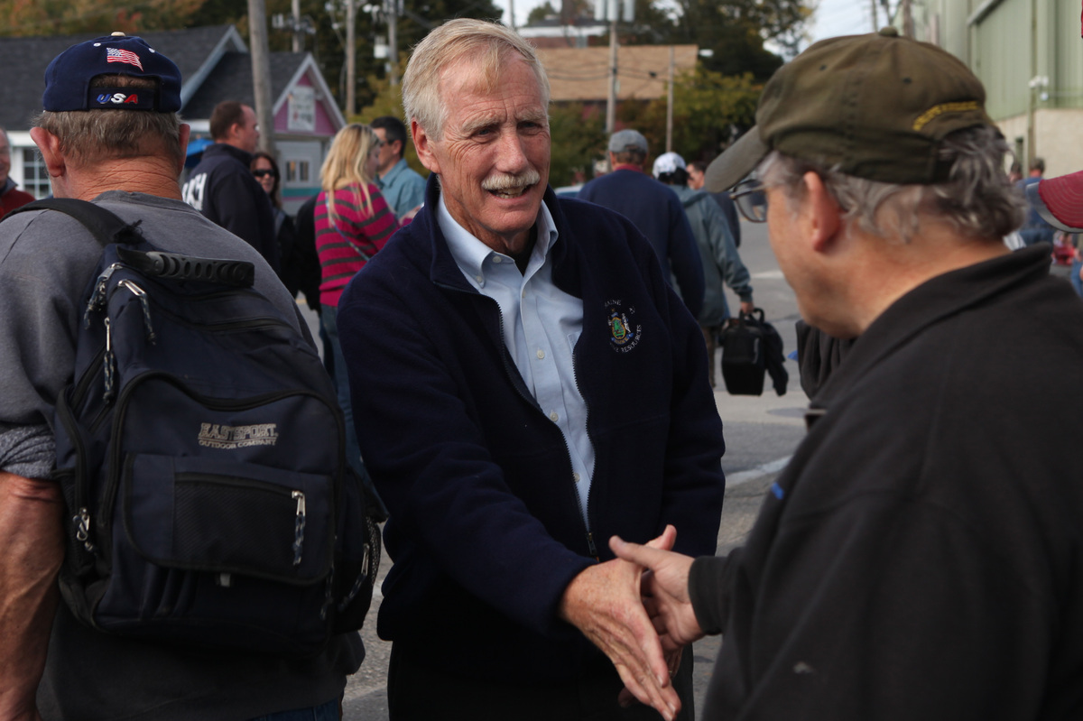Negative Ads Reign In Maine Senate Race : It's All Politics : NPR