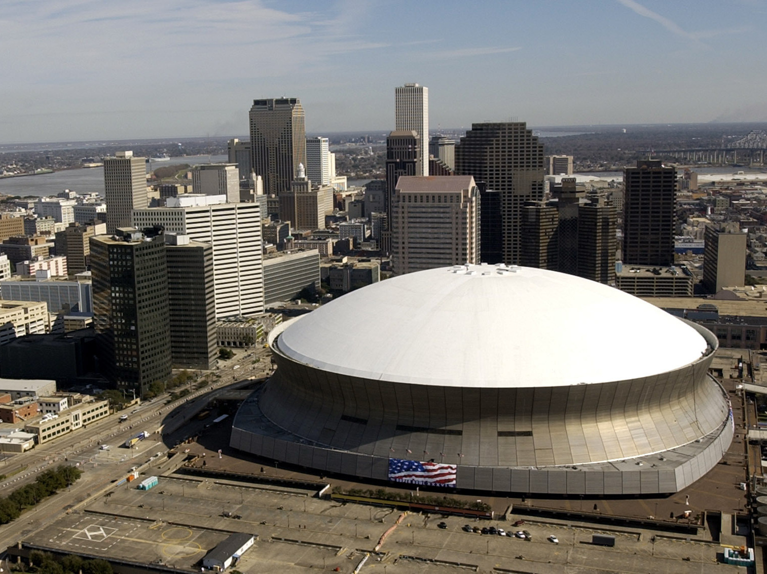 No Roof Rookies Here: Cleaning The Superdome | NCPR News