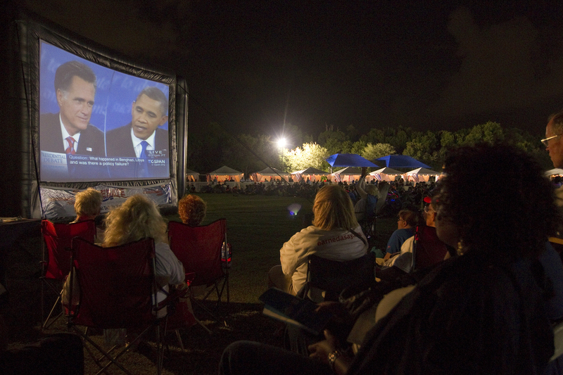 Photos From The Final Presidential Debate : NPR