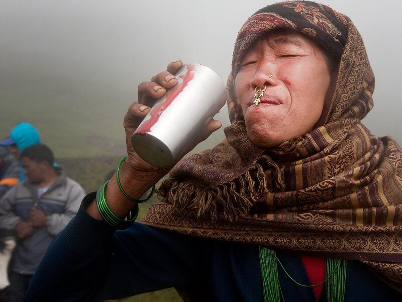 The Truth About Nepal's Blood-Drinking Festivals : The Salt : NPR