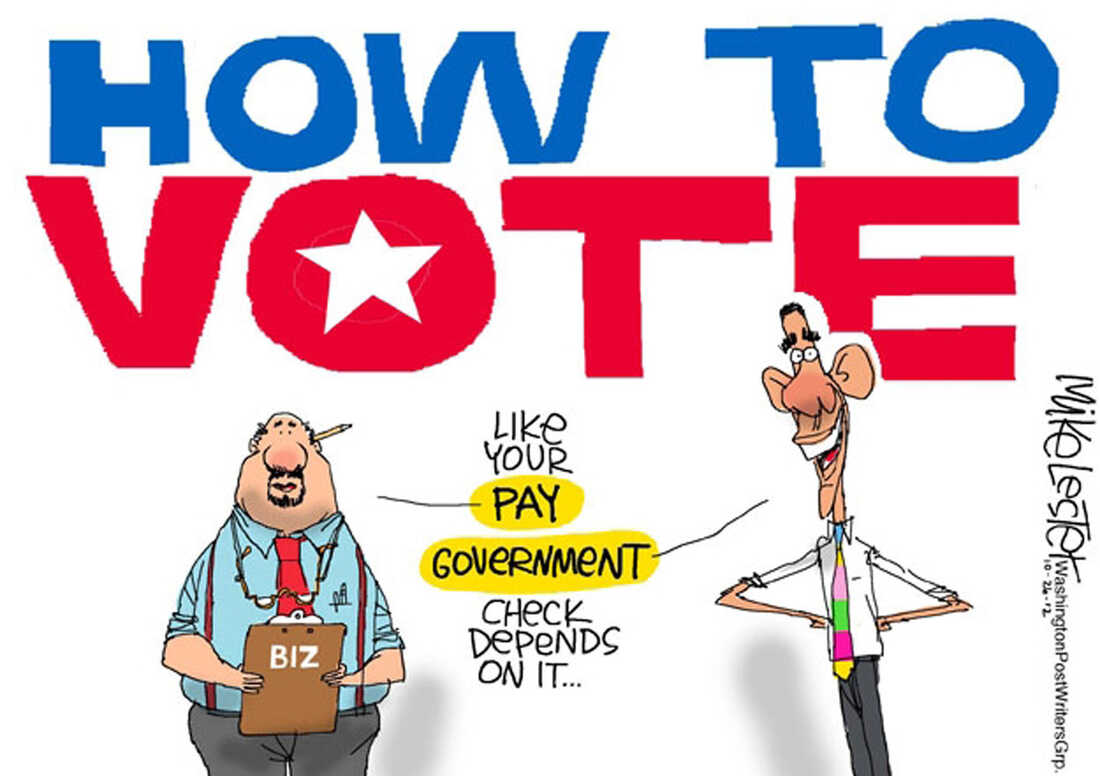 Double Take 'Toons: Election 2012, The Last Words : NPR