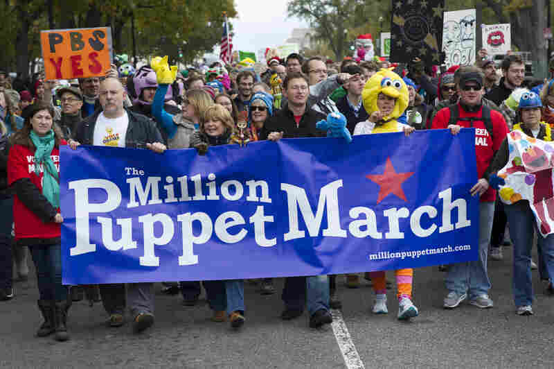 They're Furry And Furious: Puppets Protest At The U.S. Capitol : The ...