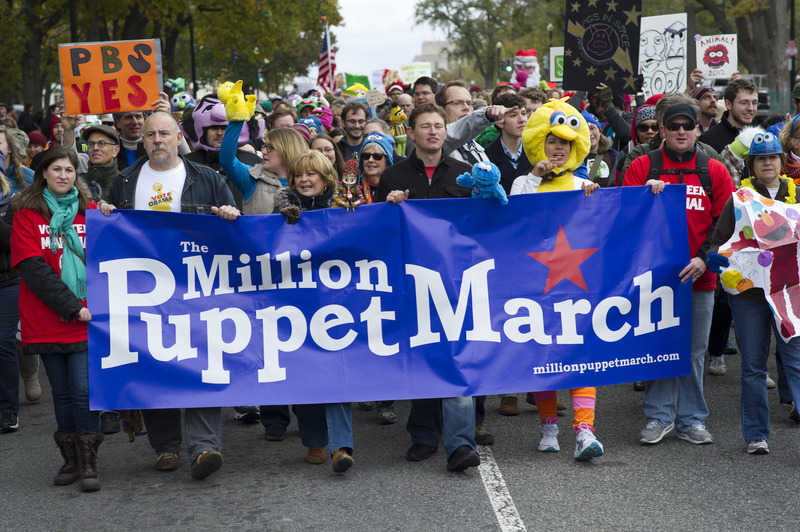 They're Furry And Furious: Puppets Protest At The U.S. Capitol : The ...