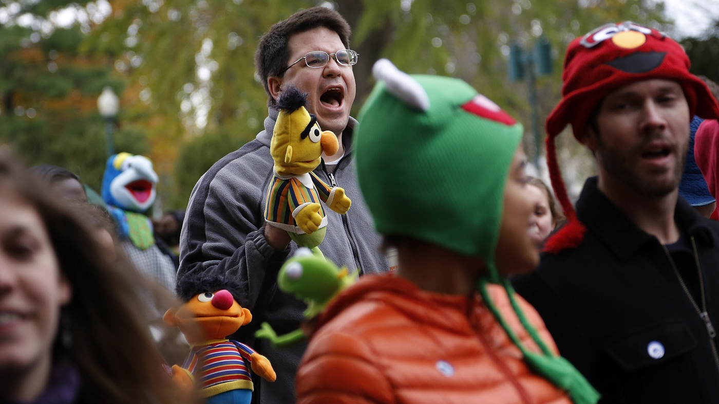 They're Furry And Furious: Puppets Protest At The U.S. Capitol : The ...
