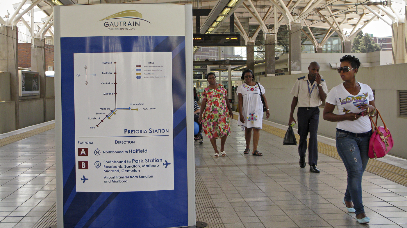 All Aboard South Africa's High-Speed Train : NPR