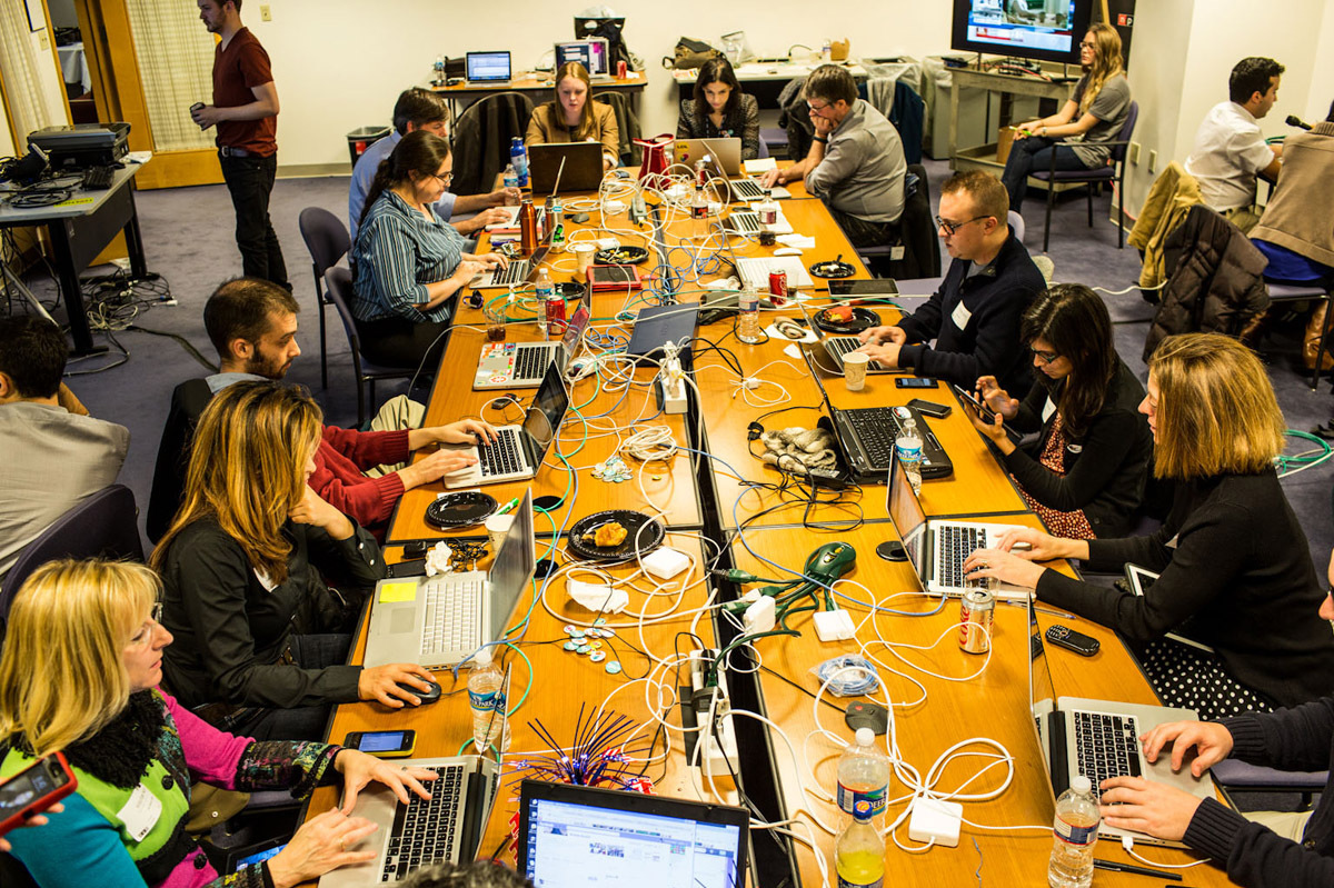Inside the NPR Newsroom on Election Night | NCPR News