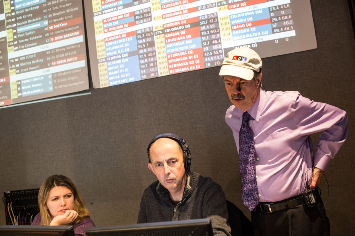 Inside the NPR Newsroom on Election Night | NCPR News
