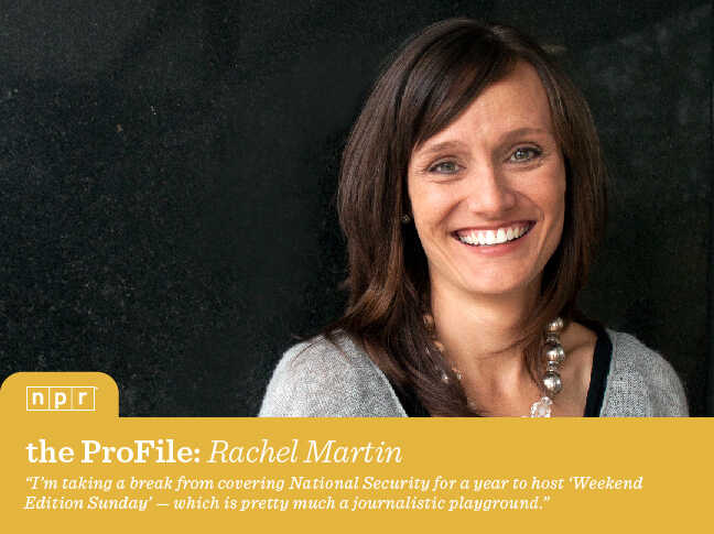 Host ProFile: 'It's pretty much a journalistic playground.' : NPR Extra ...
