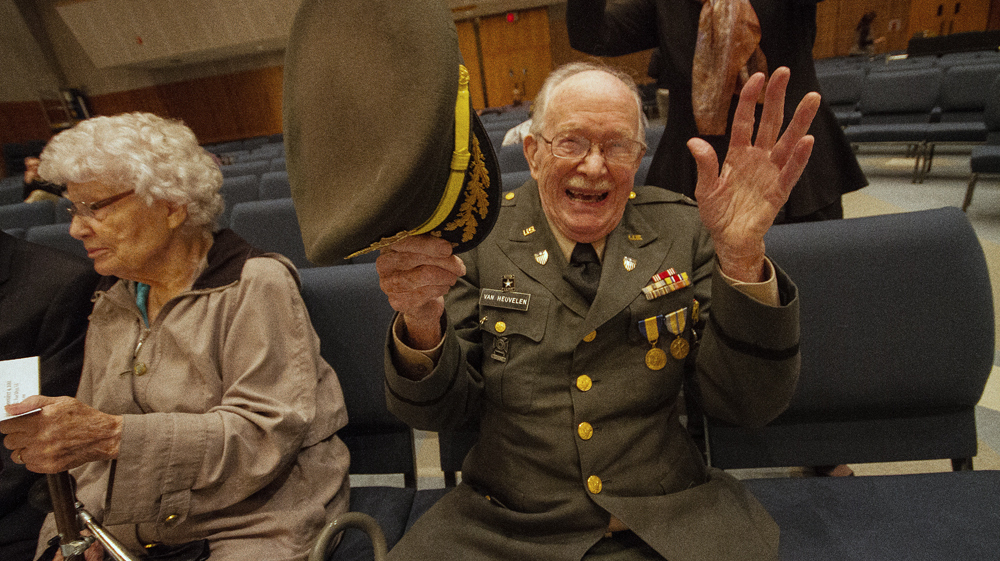 A Veteran's Standing Ovation, 70 Years In The Making : NPR
