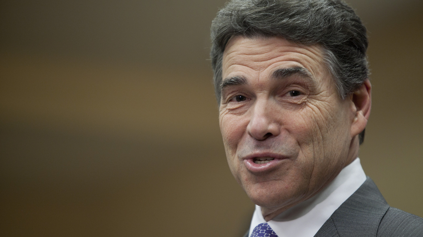 Texas Gov. Rick Perry Says He Doesn't Support Secession : The Two-Way : NPR