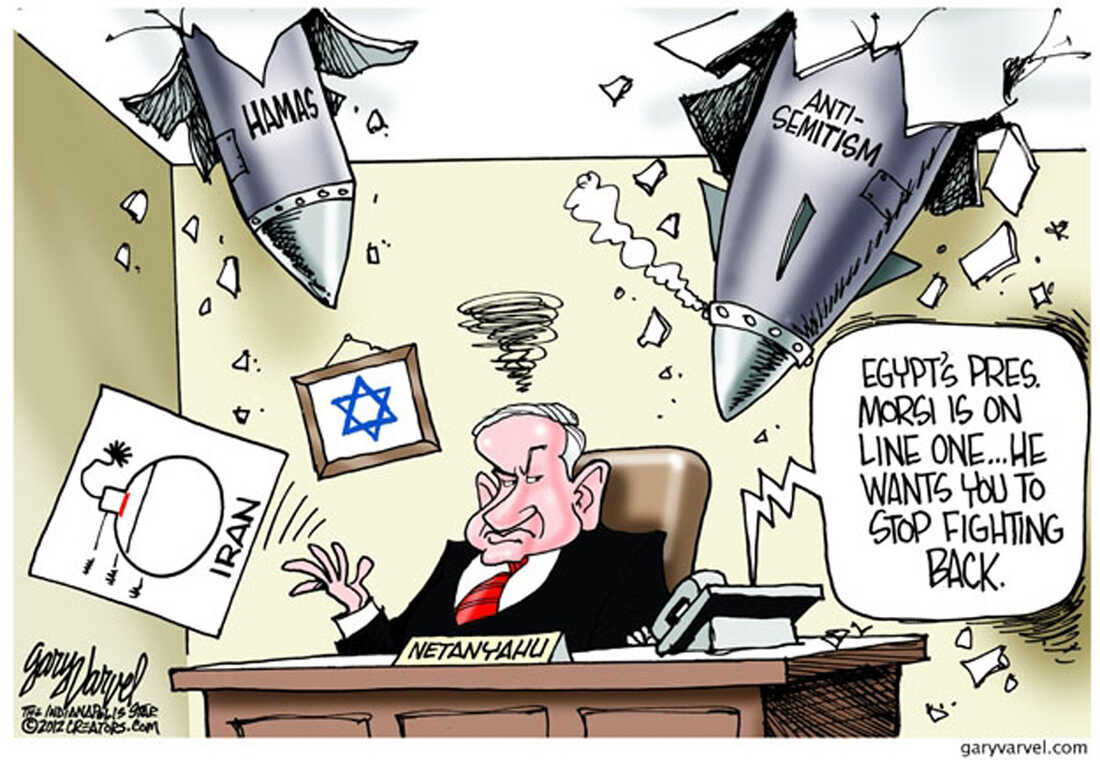 Double Take 'Toons: Egypt In The Middle : NPR