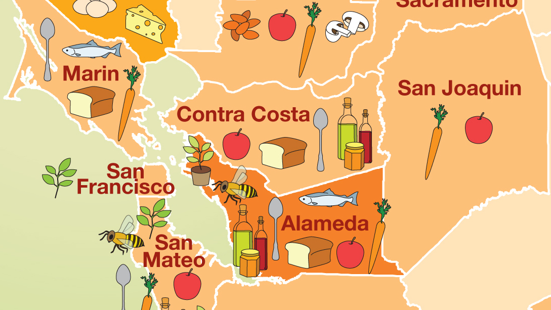 Guerrilla Cartographers Put Global Food Stats On The Map : The Salt : NPR