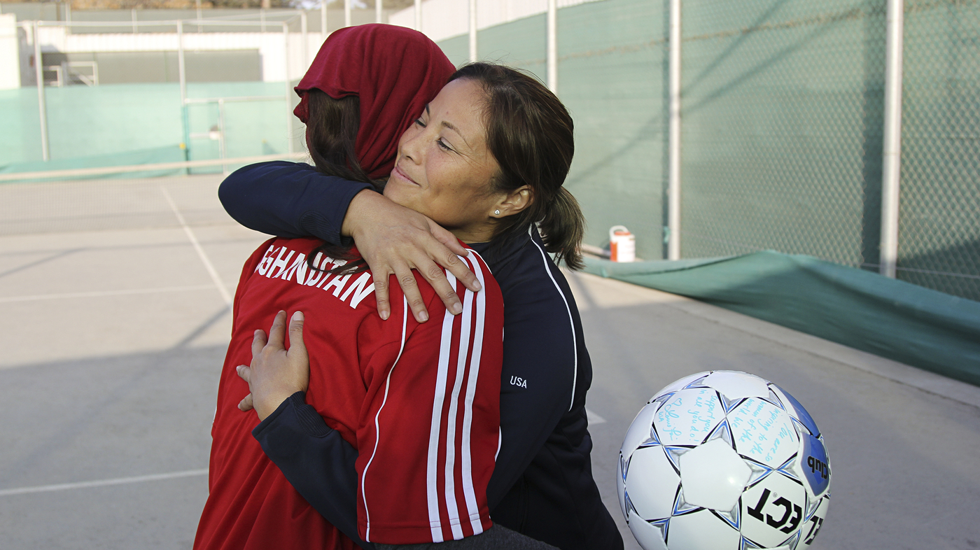 Afghan Women Make Their Mark On The Soccer Field : NPR