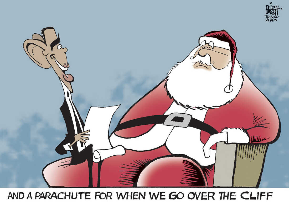 Double Take 'Toons: The Cliff: Christmas Jeer? : NPR