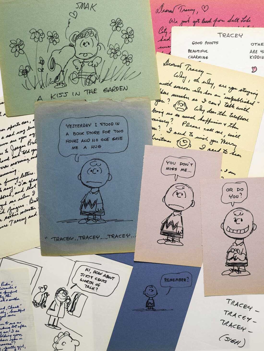 Letters From 'Peanuts' Creator Reveal Bittersweet Romance : NPR