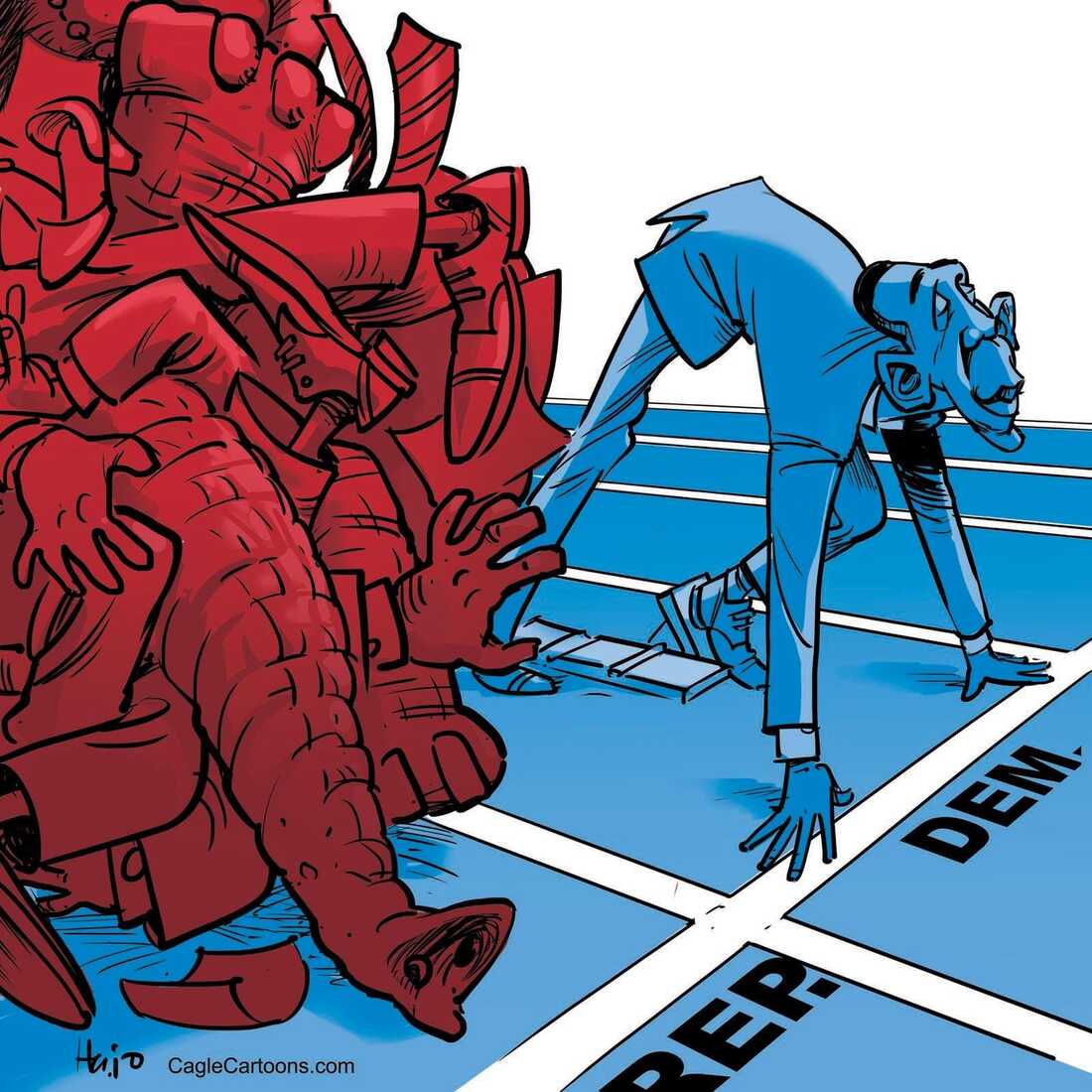 Double Take 'Toons: January 2012: They're Off! : NPR