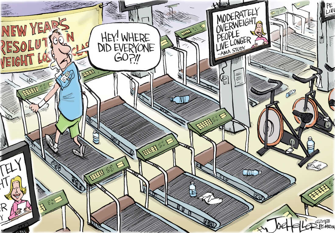 Double Take 'Toons: Weighty? Matters? : NPR