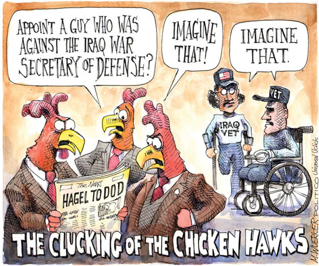 Double Take 'Toons: Hagel Haggle : NPR