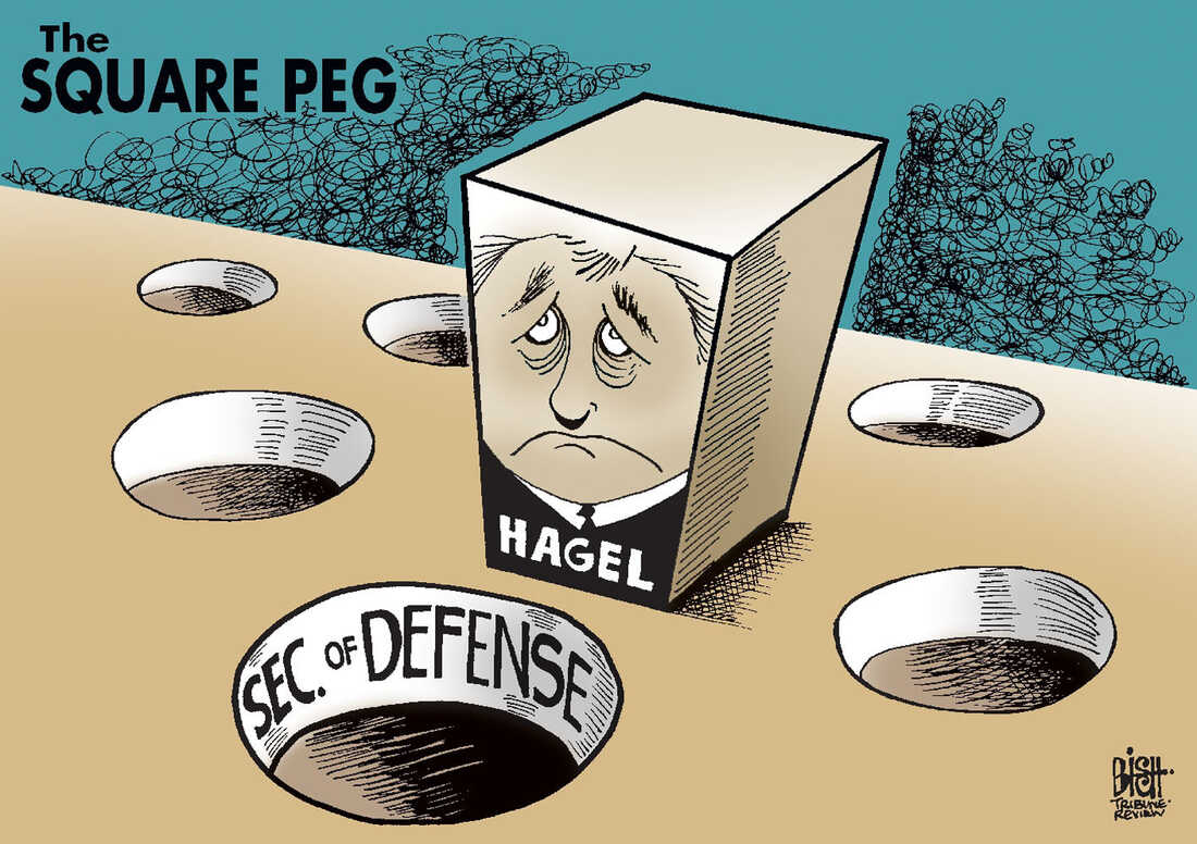 Double Take 'Toons: Hagel Haggle : NPR