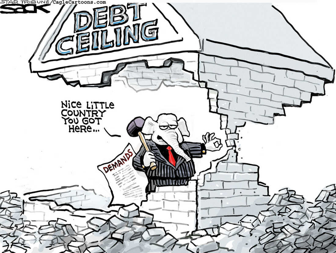 Double Take 'Toons: Debt Dis-Solutions? : NPR