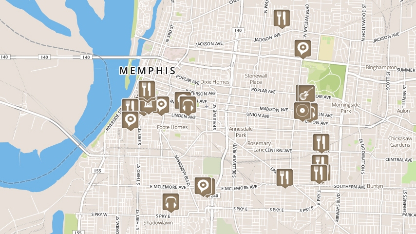 A Musical Map Of Memphis : NPR