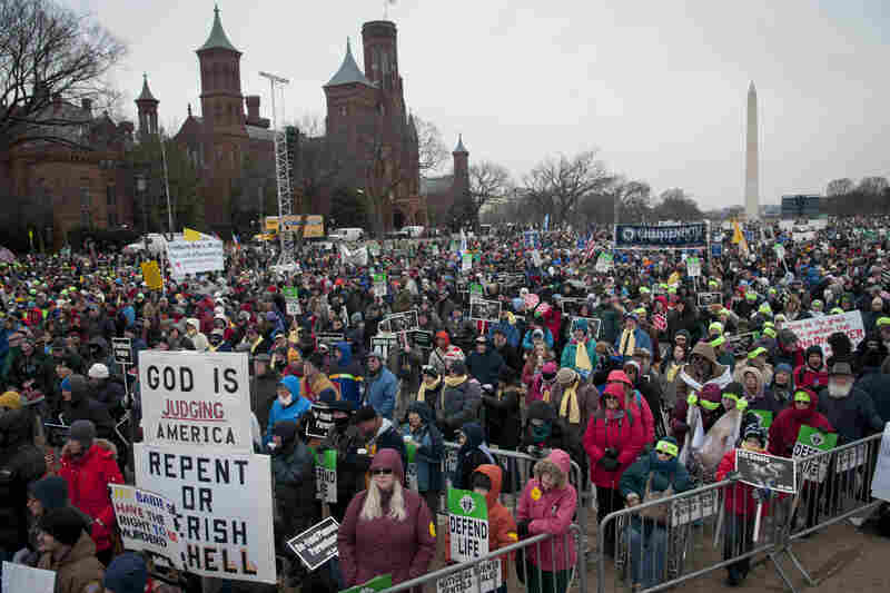 PHOTOS: Scenes From The March For Life : The Two-Way : NPR