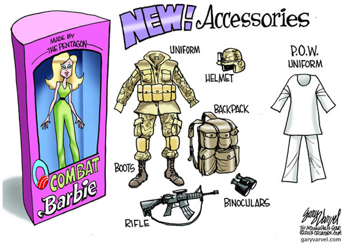 Double Take 'Toons: Women In Combat : NPR