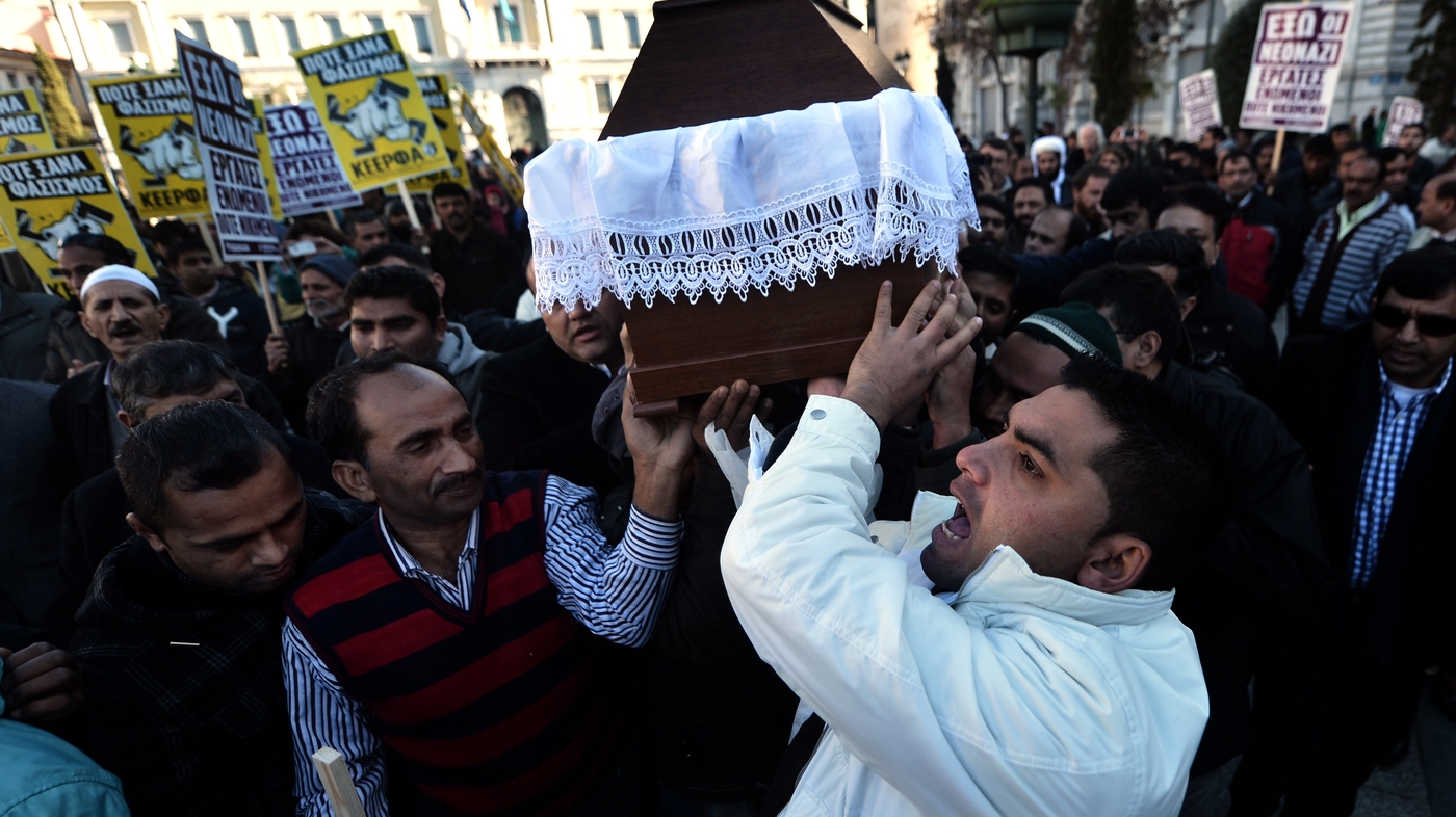 Violence At Both Ends Of Political Spectrum Threatens Greece : NPR