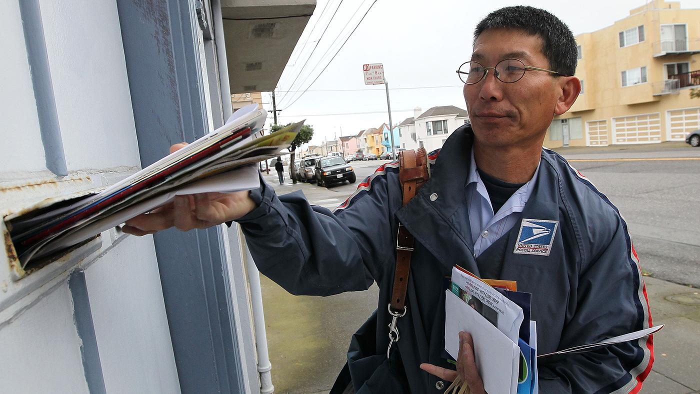 Postal Service Moves To Halt Saturday Mail : The Two-Way : NPR